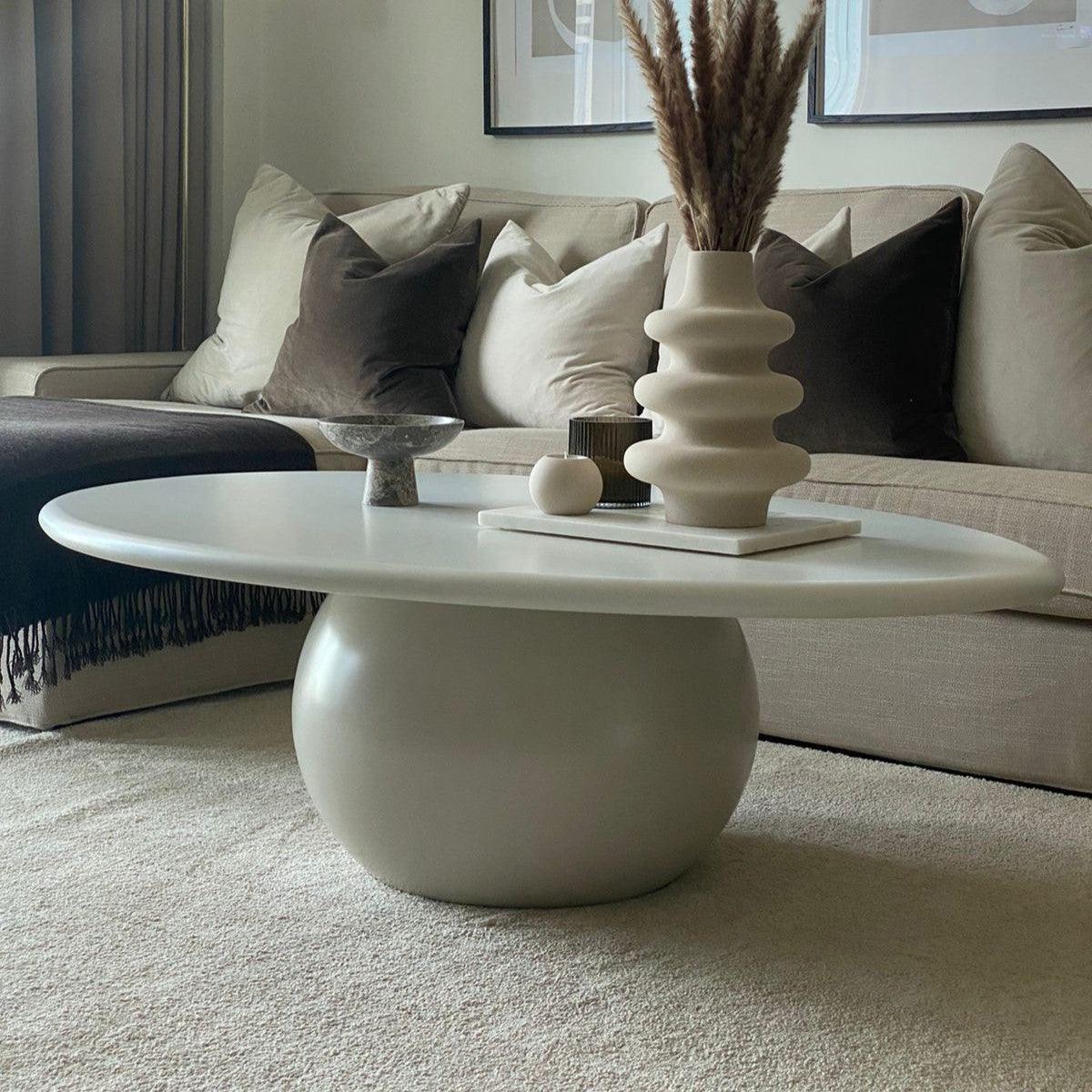 Shop Pebble Coffee Table Online in UAE - Painted Top | Home Figures