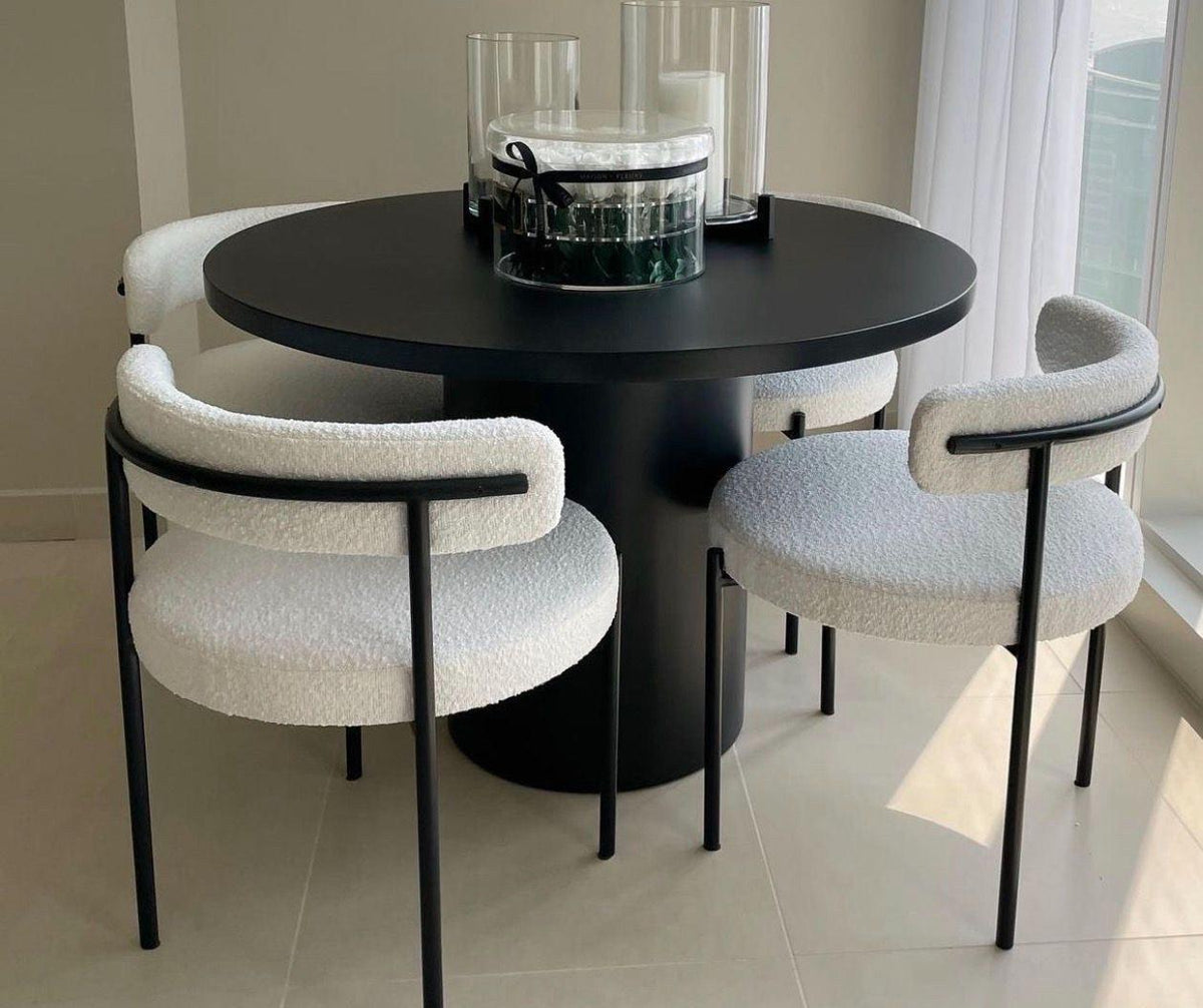 Orbit Dining Table - Plaster Finish | Home Figures