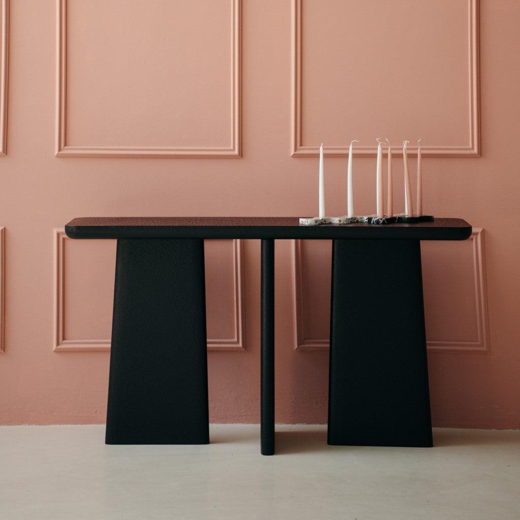 Trio Console - Plaster Finish | Home Figures