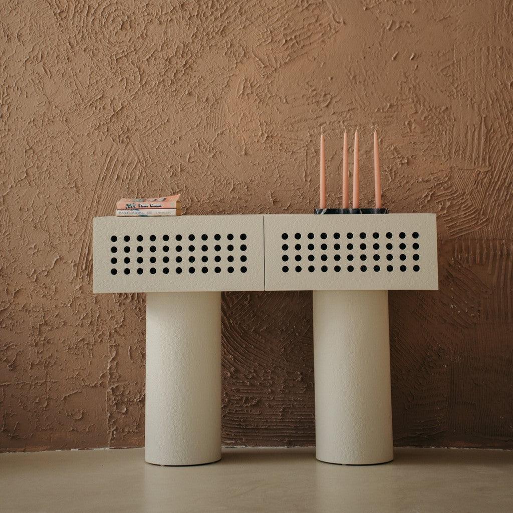Pory Console - Plaster Finish | Home Figures