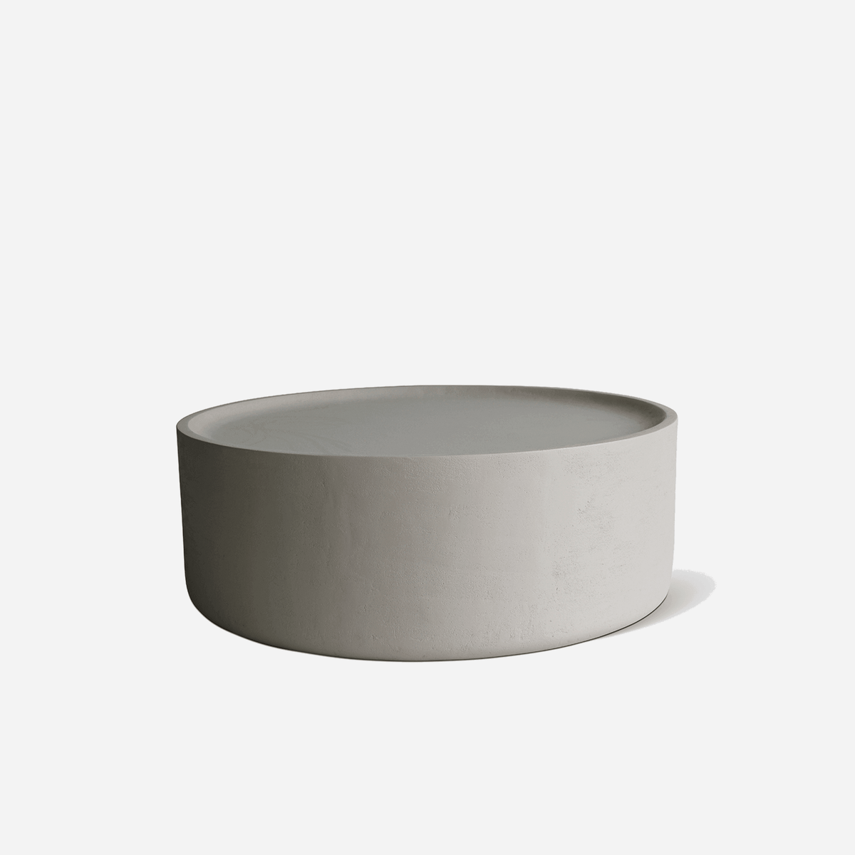 Base Coffee Table - Plaster Finish | Home Figures