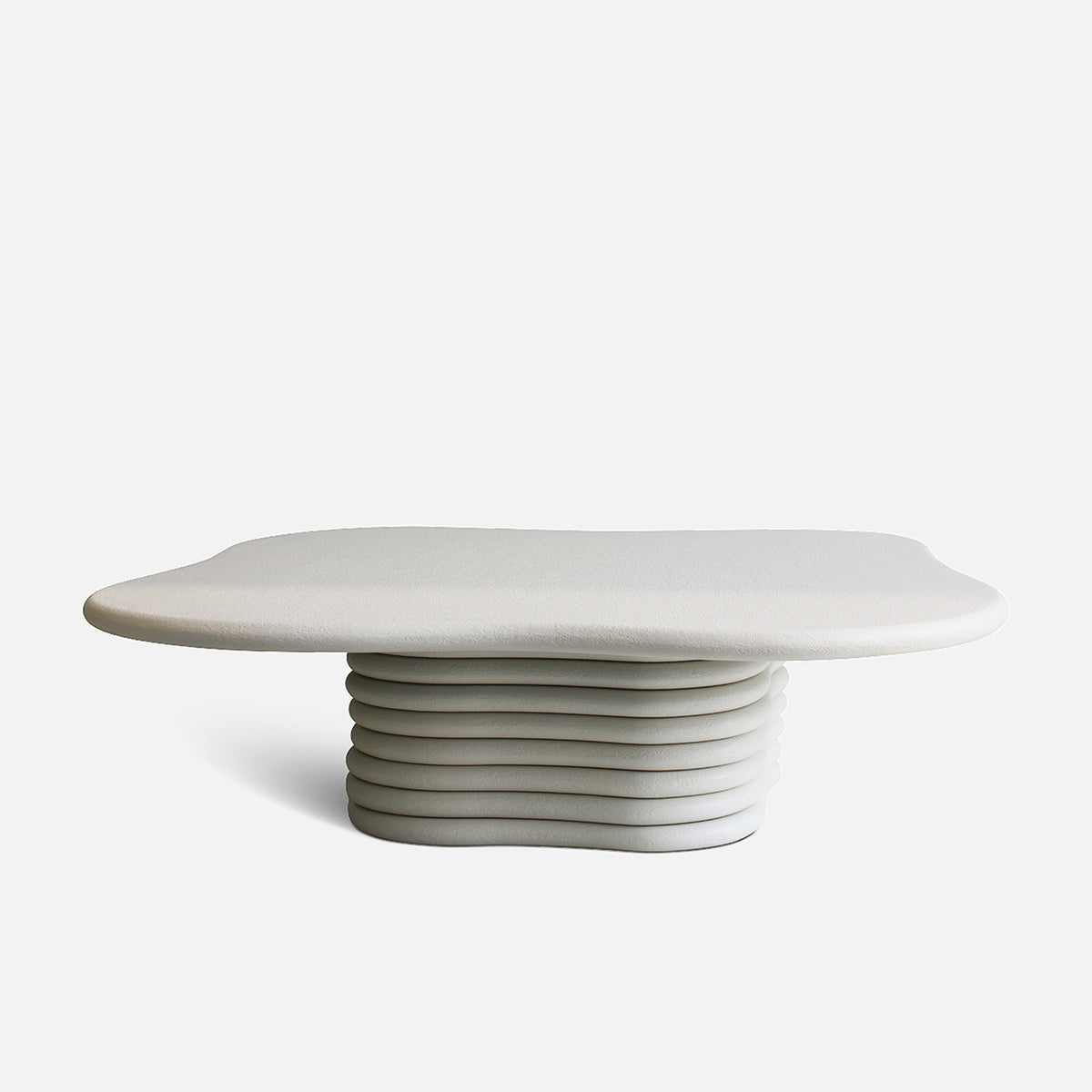 Stacked Coffee Table - Plaster Finish | Home Figures